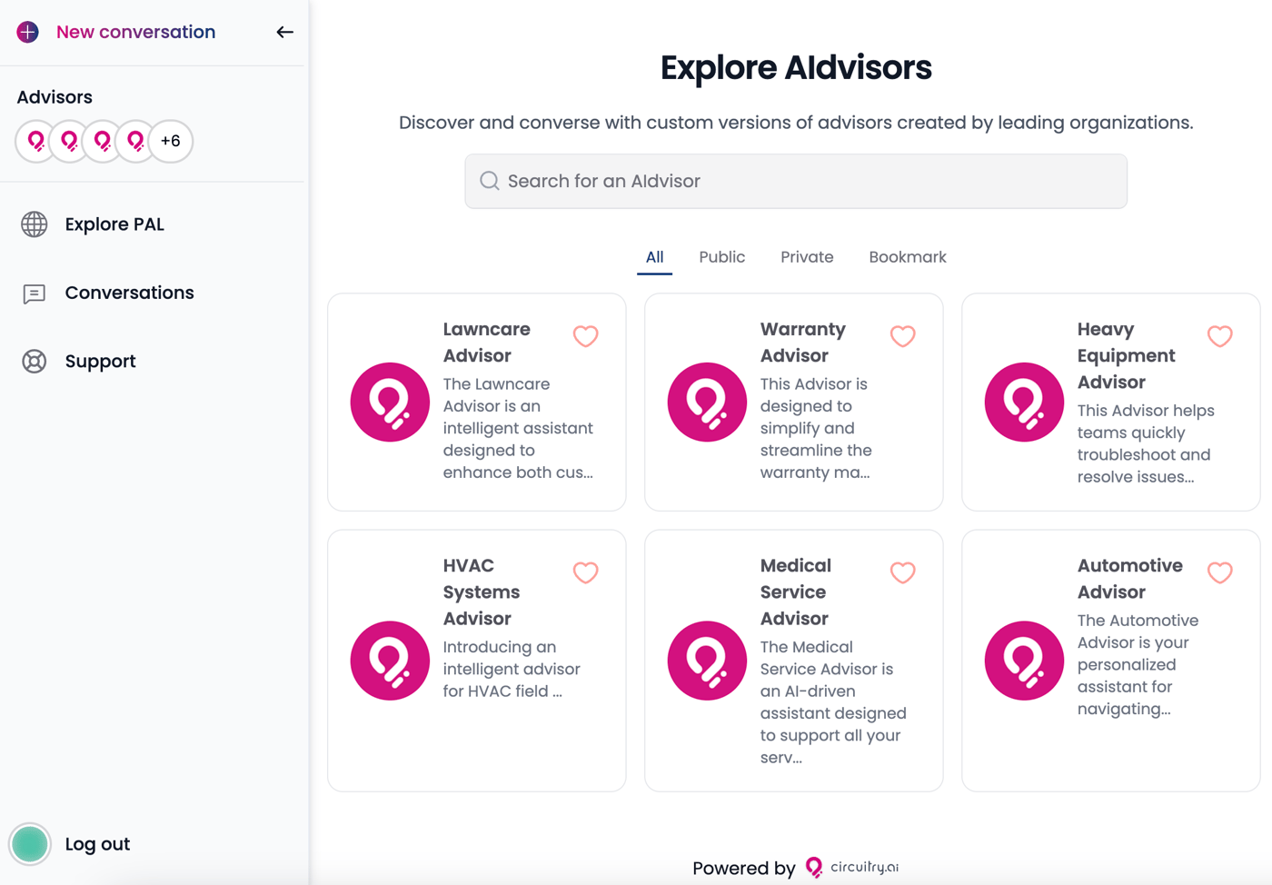 Using the PAL interface